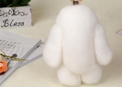 Cina Pelliccia di lusso comoda molle Keychain del coniglio di Rex per le parti tricottate dei cappelli in vendita