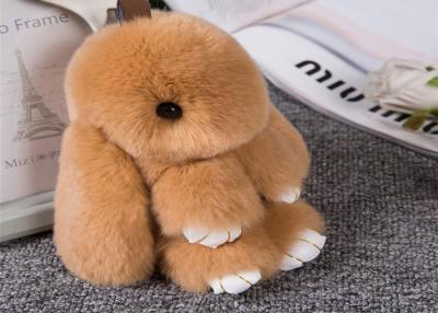 Cina Pelliccia adorabile Keychain del coniglio del regalo di Natale sveglio con forma dell'animale del coniglietto in vendita