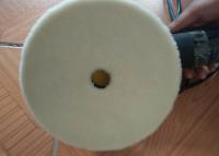 China OEM Anti Static Wool Polishing Pad Single Side With Hook And Loop Grip Backing for sale