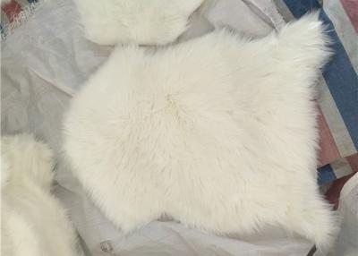 Cina Coperta lanuginosa della pelliccia del Faux del salone domestico, coperta di area bianca della pelliccia del Faux di anti slittamento  in vendita