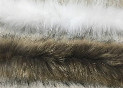 China colar real destacável da pele de 80*20cm para a cor natural e tingida da mulher à venda