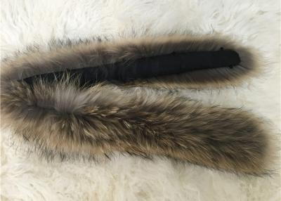 China colar real destacável da pele de 80*20cm para a cor natural e tingida da mulher à venda