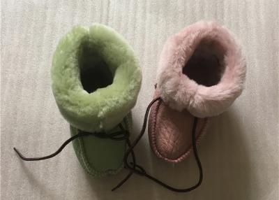 Cina 100% bottini reali 15cm fatti a mano del bambino della lana della pelle di pecora per all'aperto in vendita