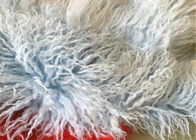 Cina Genuino arrossisce coperta di tiro mongola del cuoio del pellame della pelliccia pelle d'agnello/della pelle di pecora in vendita