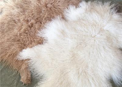 Cina La pelle di pecora mongola dell'agnello del cuoio riccio naturale della pelliccia nasconde la coperta lunga del pavimento della pelle d'agnello in vendita