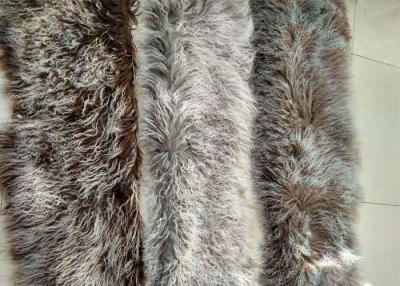 Cina Cuscino mongolo della lana d'agnello dei capelli della pelle di pecora delle pecore del cuscino riccio reale lungo della pelliccia in vendita