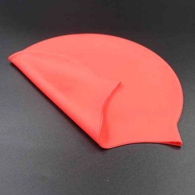Cina Forniture in gomma siliconica impermeabile Cuffia da nuoto morbida multicolore in vendita