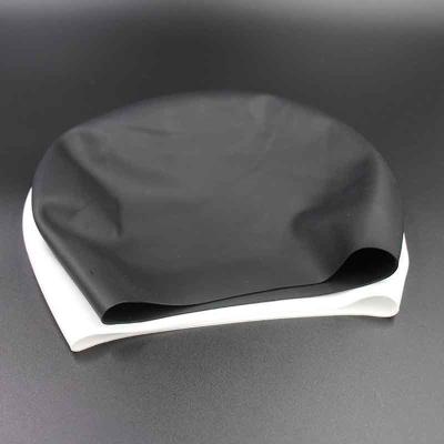 Cina Forniture in gomma siliconica impermeabile Cuffia da nuoto morbida multicolore in vendita