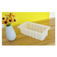 China Custom 1L Rectangle Silicone Baking Mold Non-Stick Bread Toast Mold 24.4x13x6.6cm for sale