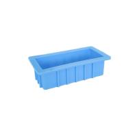 China Custom 1L Rectangle Silicone Baking Mold Non-Stick Bread Toast Mold 24.4x13x6.6cm for sale