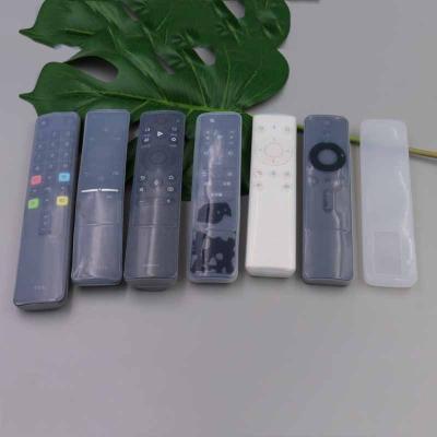 China Caso protector de la cubierta de la manga del diverso silicón transparente de alta calidad del tamaño para la TV/el aire acondicionado teledirigidos en venta