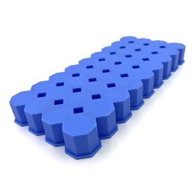 China Hielo resistente al calor insípido Tray Moulds, silicón no tóxico Mini Ice Cube Trays en venta