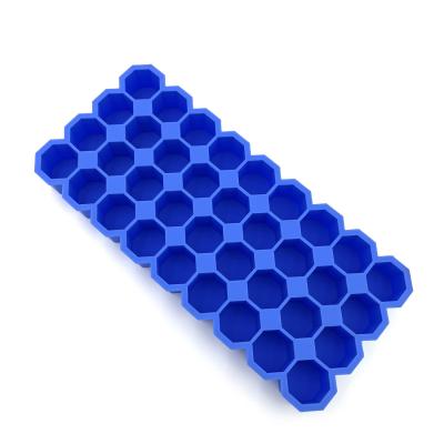 China Hielo resistente al calor insípido Tray Moulds, silicón no tóxico Mini Ice Cube Trays en venta