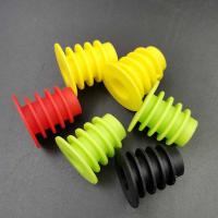 China 100% Food Grade Silicone Wine Bottle Stopper Odorless Reusable Durable 8 Colors for sale