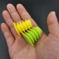 China 100% Food Grade Silicone Wine Bottle Stopper Odorless Reusable Durable 8 Colors for sale