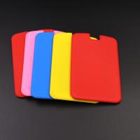 China Custom Silicone ID Card Holder 11x7x0.5cm Waterproof Dustproof for Student Work Bus for sale