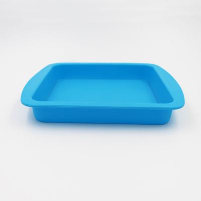 China Do molde livre do bolo do silicone do agregado familiar de BPA forma quadrada prática à venda