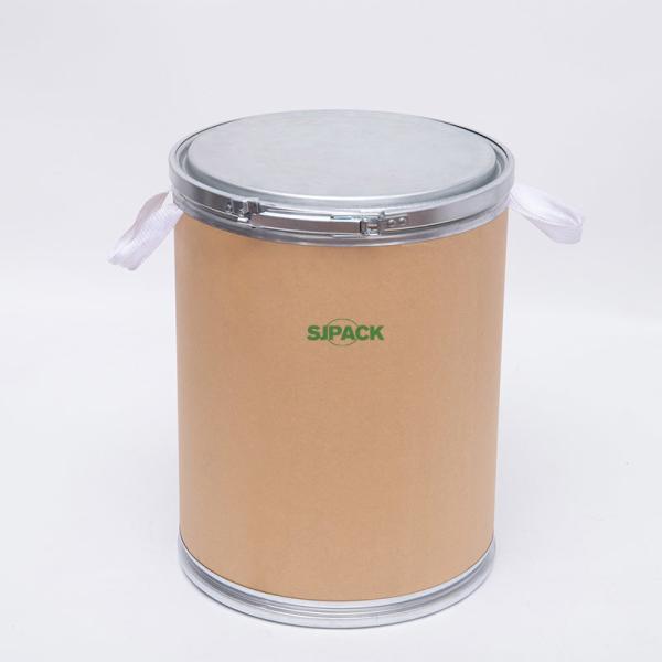 Quality Metal Lid 10 Gallon Fiber Drum With Lid Lever Lock Ring For Chemicals for sale