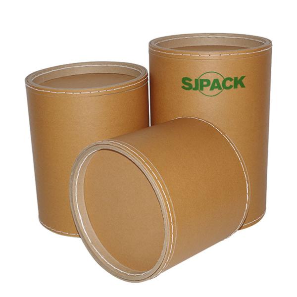 Quality 27L 7 Gallon Barrel Paper Lid Fiberboard Drum With Ring Lock Lid for sale