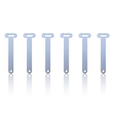 China Silver Round Galvanized Clip Customsized Dimensions Galvanized Clasp For Seals for sale