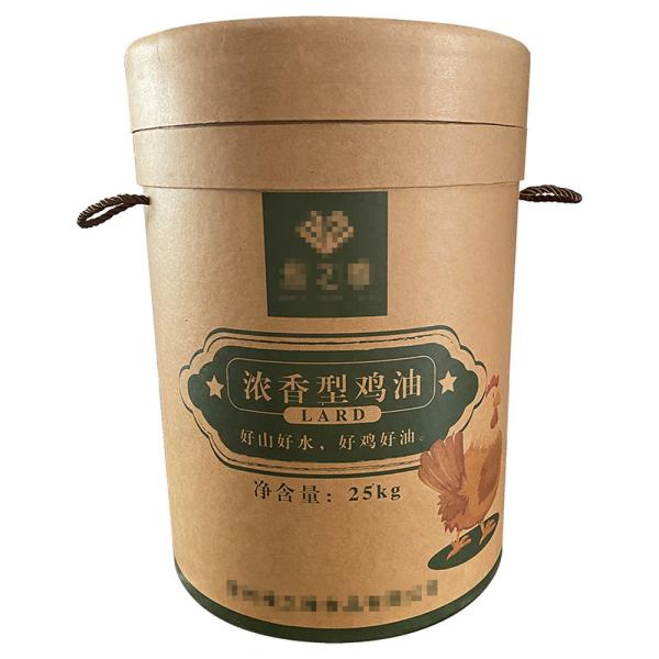 Quality Round 41cm Bulk Fiber Drums 50cm Cardboard Drum Barrel for sale