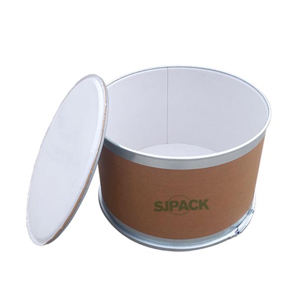 Quality Heavy-Duty 100kg Fiber Drum For Hot Melt Adhesives | 571.5mm Press Disc Fit | Leakproof & Easy To Clean for sale