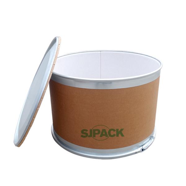Quality 100L Fiber Shipping Drums Hot Melt High Temperature Resistant  Fiber Storage Drums for sale