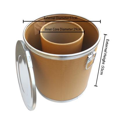China Metal Or Plastic Ring Clamp Fiberboard Drum Container Secure And Durable Container For Industrial Packaging Requirements for sale