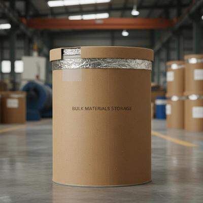 China Tight-fitting Lidtype Fiberboard Industrial Drum Featuring Optional Polyethylene or Foil Lining Engineered for Bulk Material Storage for sale