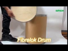 moisture proof 5 gallon fiber drum food grade cardboard fiber drums for oatmeal food