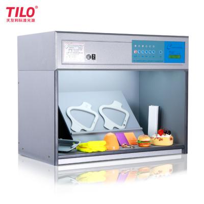 China Tilo t60(4) color assessment cabinet with d65 lamp TL84 UV F for cloth garment fabric yarn for sale