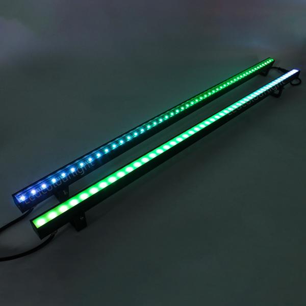 Quality IP65-rated 1000x27x25mm DC24V DMX512 RGB LED Pixel Bar Light for sale