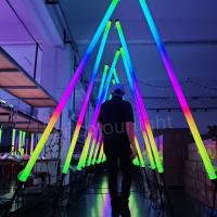 Quality 50mm 2m Length DMX Control RGB Programmable LED Standing Tube Lights for sale