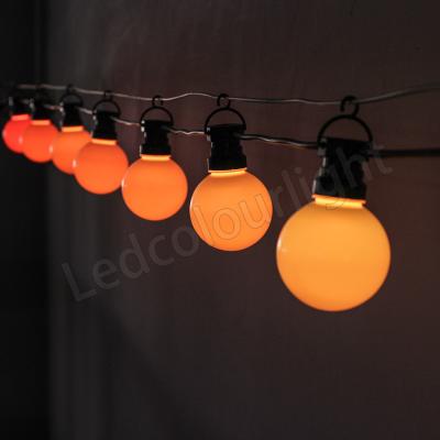 China 360 Degree 80mm DMX Bulb Light RGB RGBW Festoon LED Pixel String Light for sale