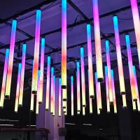 Quality RGB Stage Lights 360° DMX LED 3D Tube Pixel Lighting Ceiling Hanging Decoration for sale
