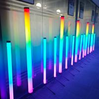 Quality Stage Lighting 50mm Diameter DMX Digital Addressable LED Pixel Standing Tube for sale