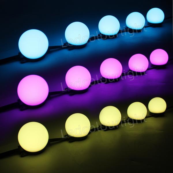 Quality 50mm 60mm RGB Programming LED Dot String Lights for Facade Stage Lighting for sale