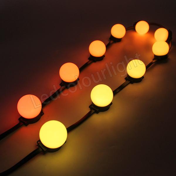 Quality 50mm 60mm RGB Programming LED Dot String Lights for Facade Stage Lighting for sale