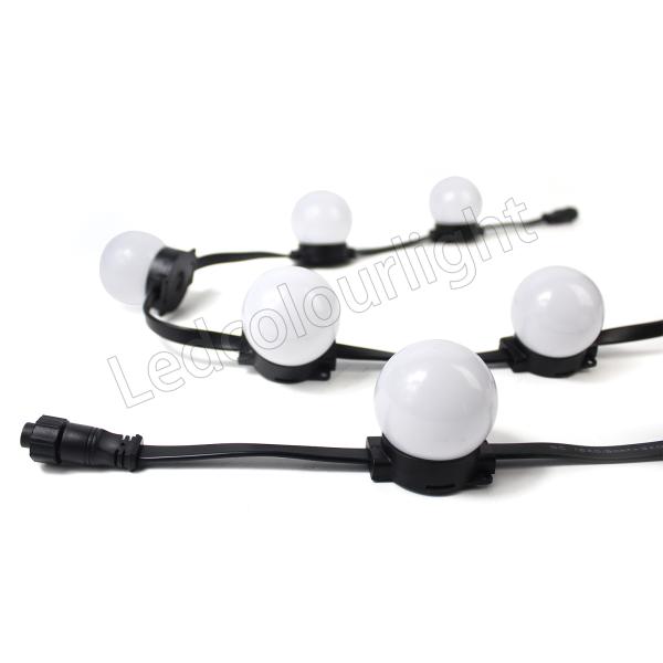 Quality 50mm 60mm RGB Programming LED Dot String Lights for Facade Stage Lighting for sale