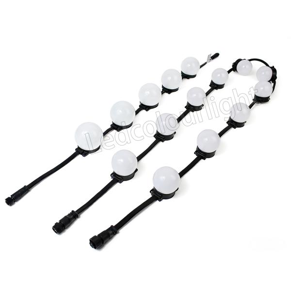 Quality 50mm 60mm RGB Programming LED Dot String Lights for Facade Stage Lighting for sale