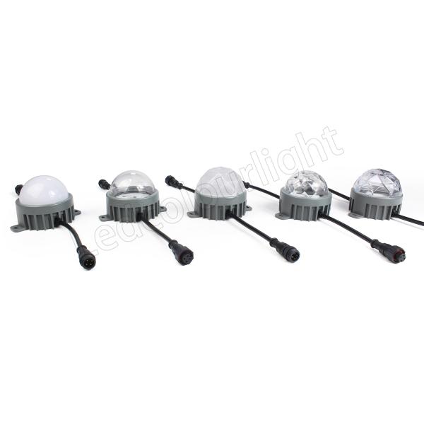 Quality IP67 83mm Diameter DC24V DMX RGB Led Dot Light with Multiple Cover Options for sale