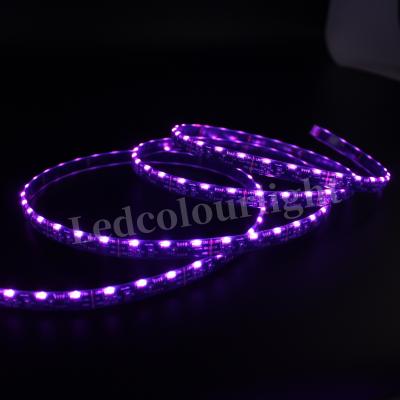 China IP65 Waterproof Addressable DC12V WS2811 Side Emitting RGB LED Strip Light for sale