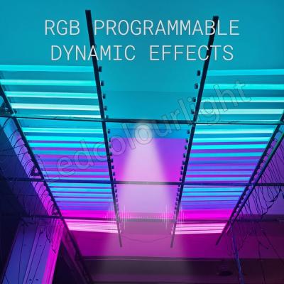 China RGB Stage Lights 360° DMX LED 3D Tube Pixel Lighting Ceiling Hanging Decoration for sale
