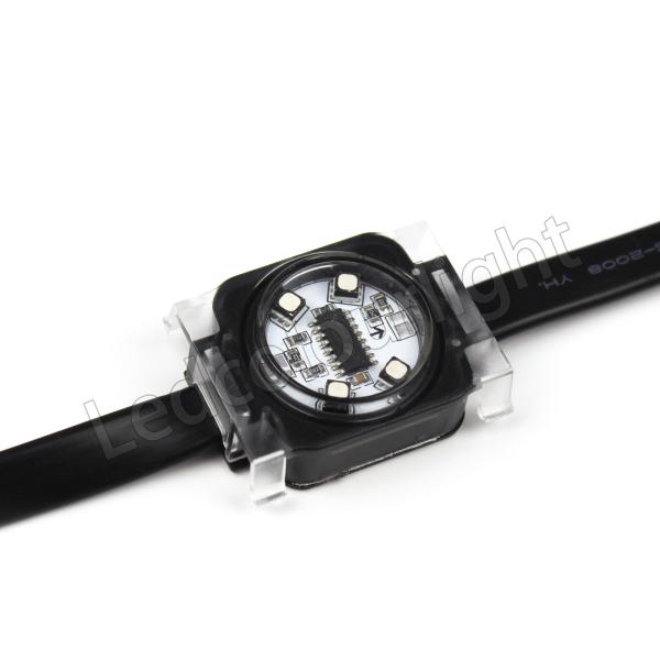 Quality IP66 Outdoor Building LED Pixel String Lights 30x40mm DC24V RGB Point Light for sale