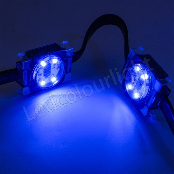 Quality IP66 Outdoor Building LED Pixel String Lights 30x40mm DC24V RGB Point Light for sale