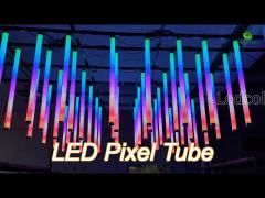 ip65 waterproof 50mm dc24v spi dmx512 rgb 3d led pixel tube light for stage events