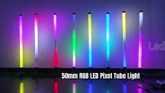1-meter 50mm 3D LED pixel light tube (with tripod mounting)
