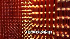 D100mm Pixel 3D Ball String Lights