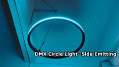 DMX RGB LED Pixel Circle Light- Side Emitting