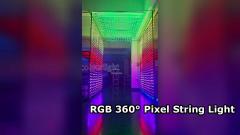 Programmin RGB LED String Light - LED Tunnel Installation